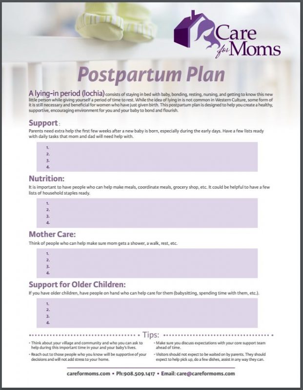 Care For Moms - Newborn Support, Certified Postpartum Doulas